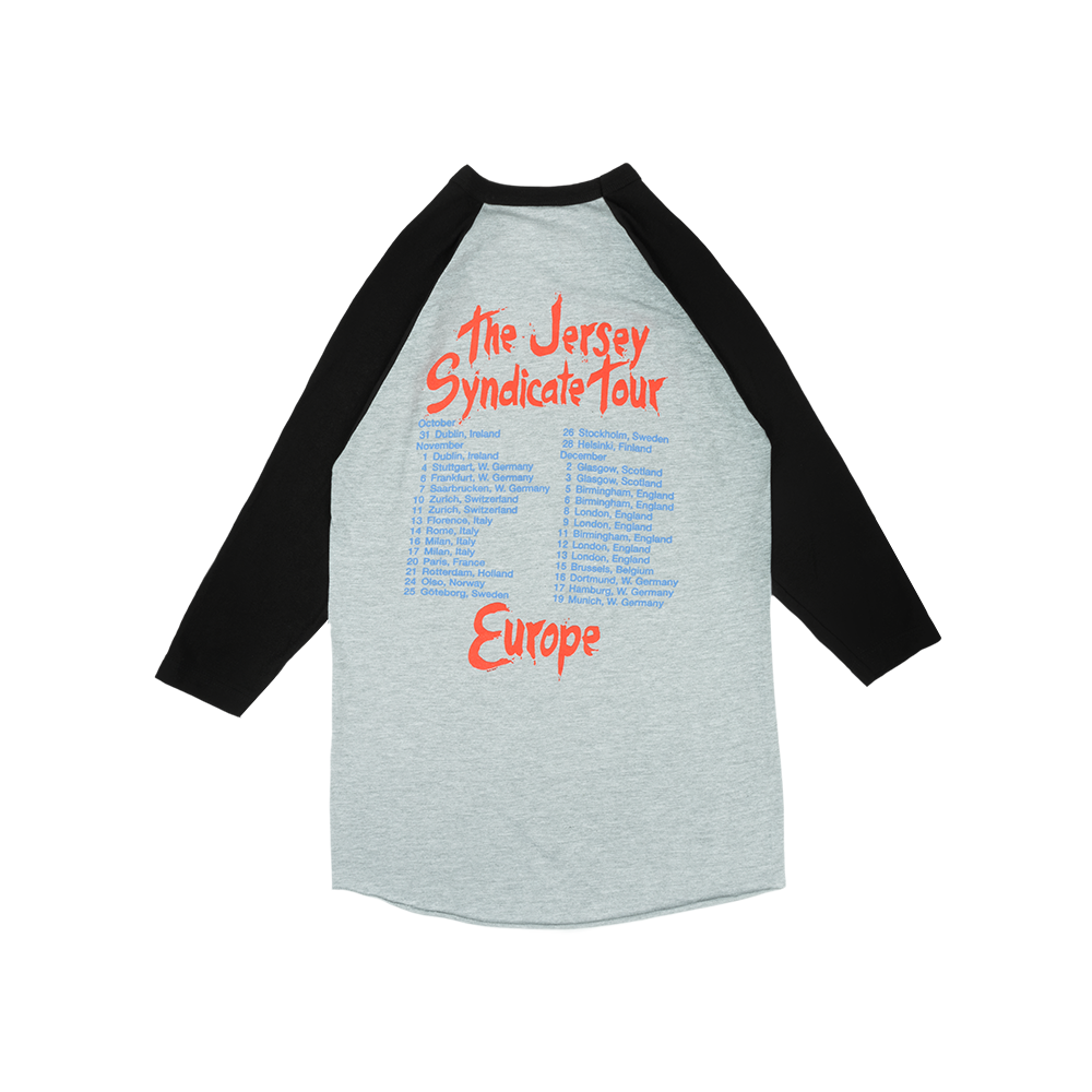 The Jersey Syndicate Tour Raglan - Bon Jovi Official Store The Jersey Syndicate Tour Raglan - Bon Jovi Official Store